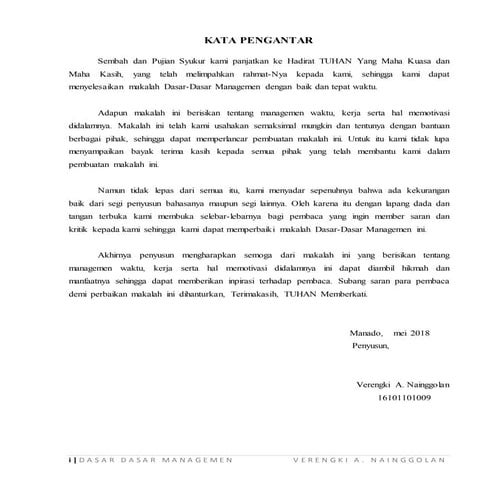 Kata pengantar | PDF