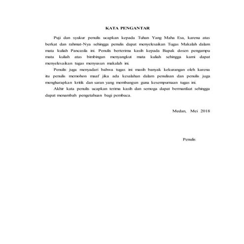 Kata pengantar | DOCX