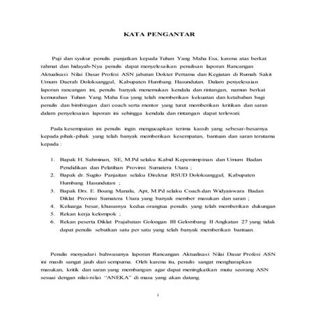 Kata pengantar | DOCX