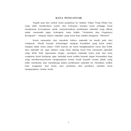 Kata pengantar | DOCX