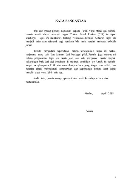 Kata pengantar | PDF