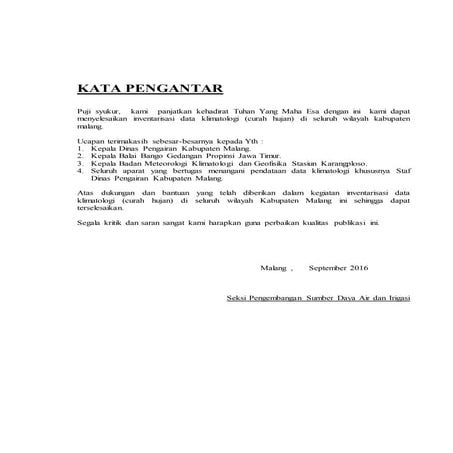 Kata pengantar | DOC