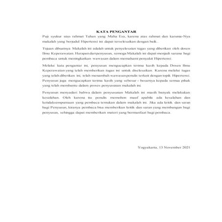 Kata pengantar | DOCX