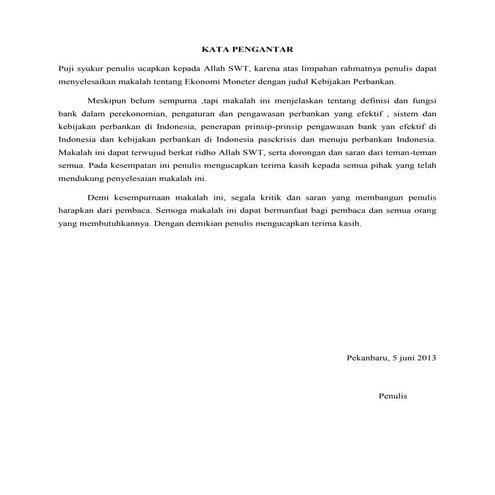 Kata pengantar | DOCX