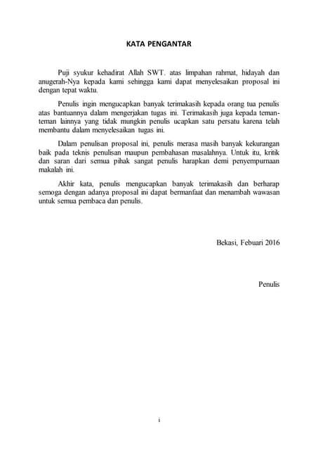 Kata pengantar | DOCX