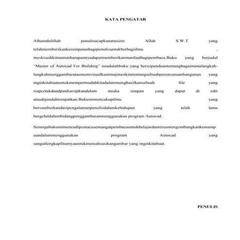 Tutorial Autocad Dasar | DOCX