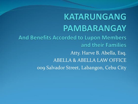 BRGY. 6 RESOLUTION NO. 30 Series of 2019 BARANGAY PEACE AND ORDER ...