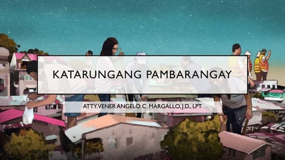 katarungang pambaranggay | PDF | Law