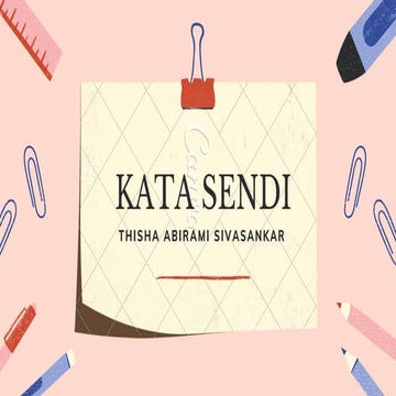 Kata sendi | PDF