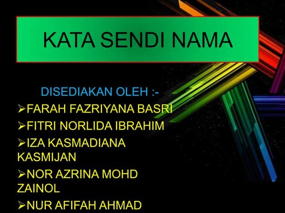 Frasa sendi nama | PPTX