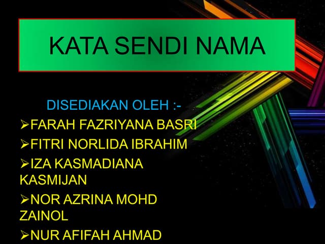 Frasa sendi nama | PPTX