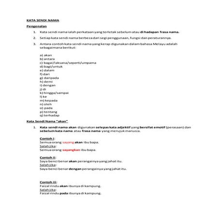 Frasa sendi nama | PPTX