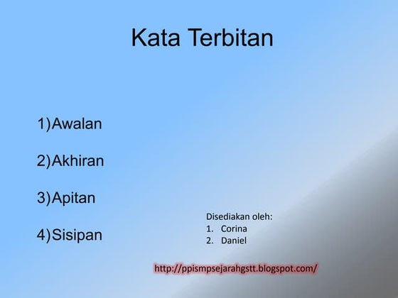 Kata Terbitan | PPT
