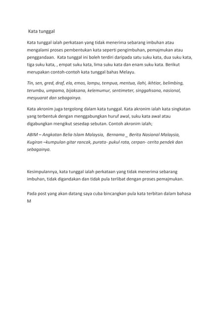 Nota Pola ayat | DOC