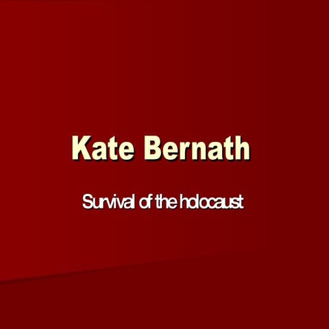 Kate Bernath | PPT