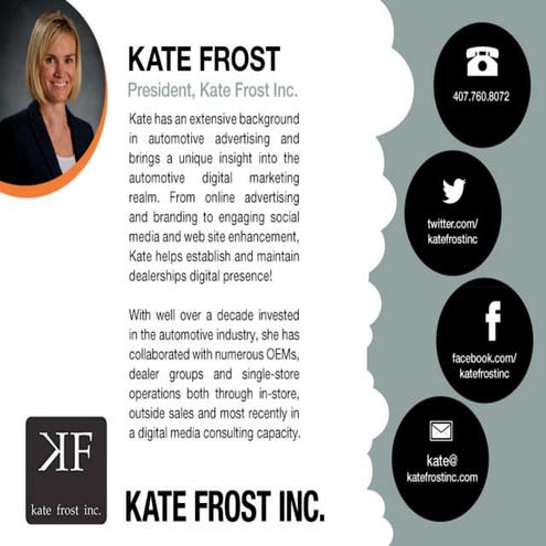 Kate Frost Bio | PPT