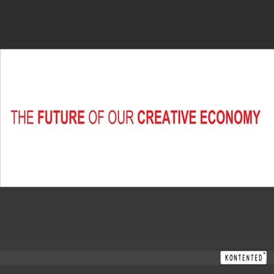 "The Future of Creative Industries" by Kate Edwards | PPTX