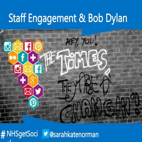Staff engagement and Bob Dylan (the times they are a-changin) | PPT