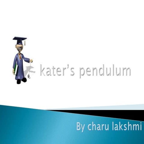 Mechanics:- Simple and Compound Pendulum | PPTX