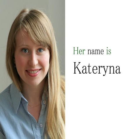 Kateryna Visual Resume : marketing | PDF