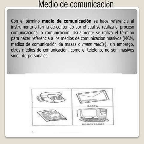 Medios de comunicacion | PPTX