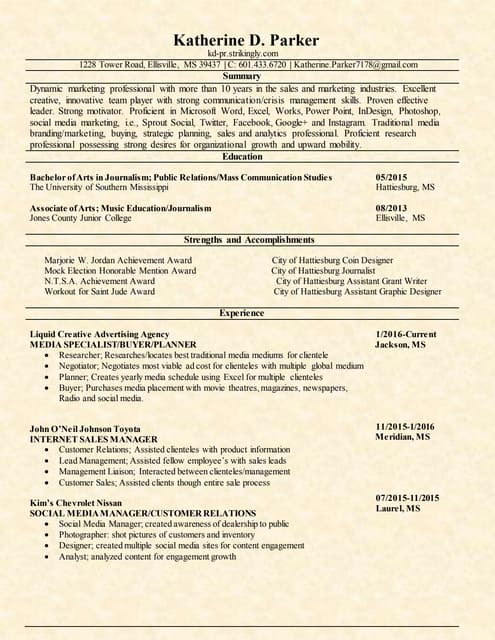 AllysonWyattResume1 | PDF