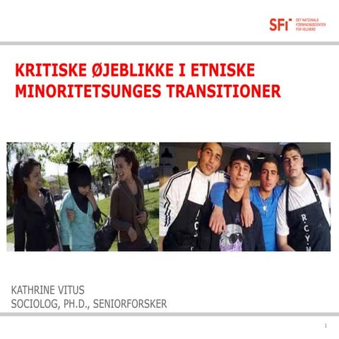 Kritiske øjeblikke i etniske minoritetsunges transitioner | PPT
