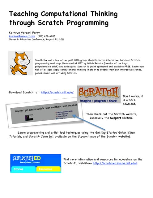 Teaching Computational Thinking Through Scratch Programming 2 Pdf