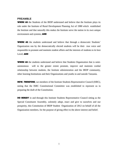 SSG revised standard constitution & by laws | PDF