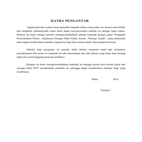 Katra pengantar | DOCX