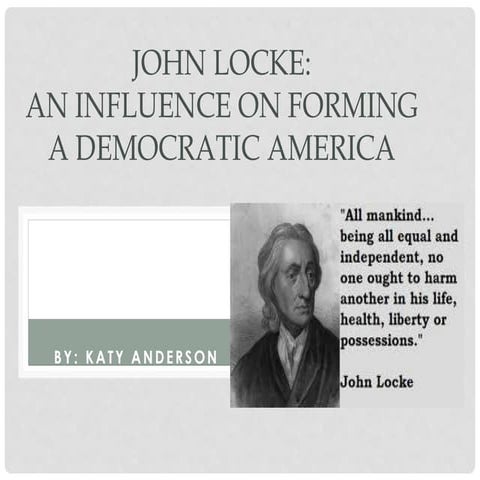 Democratic Values: John Locke | PPTX