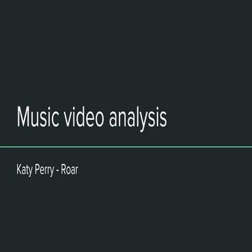 Katy Perry - Roar | PPTX