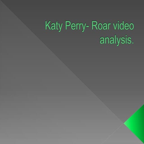 Roar deconstruction | PPTX