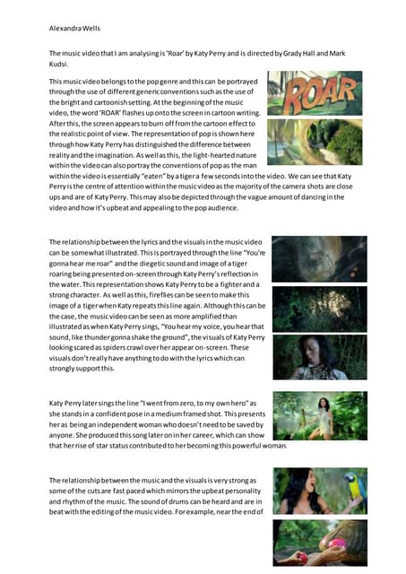 Roar – katy perry | PPT