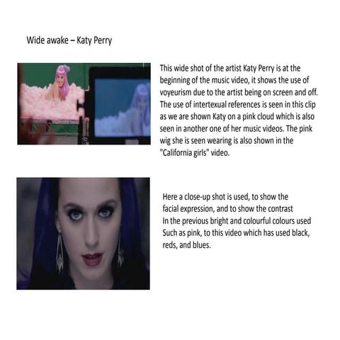 Wide Awake - Katy Perry | PPTX