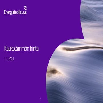 Kaukolammon_hinta_01012025_Energiateollisuus | PDF