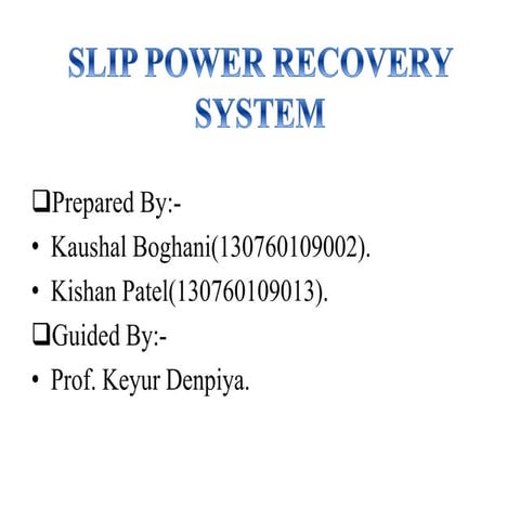 Induction Motor Drives | PPTX