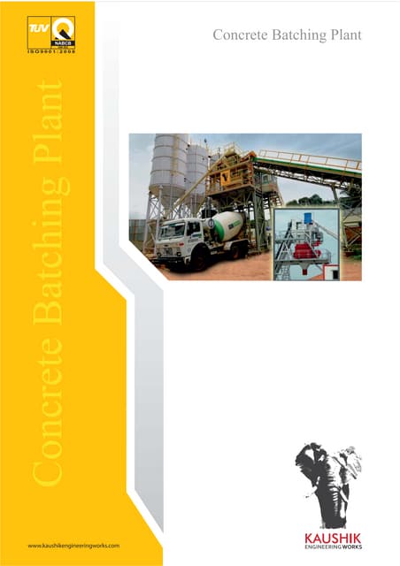 Batch plant maintenance | PDF