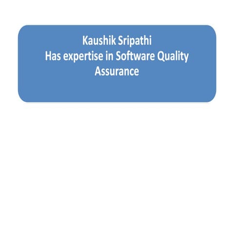 Kaushik sripathi | PPT