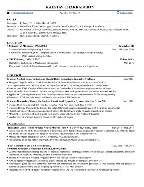Resume aswin j | PDF