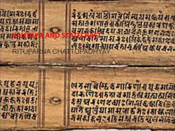 Kautilya: the arthashast-ra | PPTX