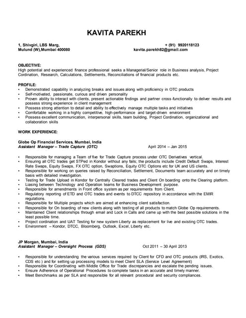 Resume new format technology analyst | PDF