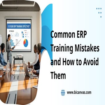 Managing Multiple Projects from One ERP Dashboard - by biCanvas ERP | PPTX