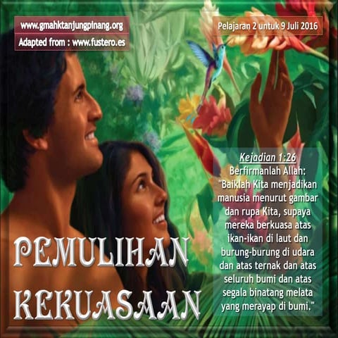 Pelajaran Sekolah Sabat ke-2 Triwulan 3 2016 | PPT