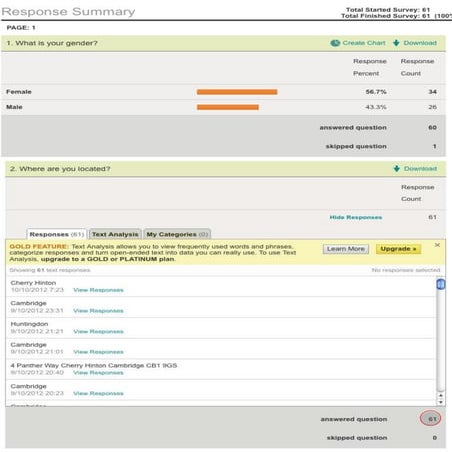 Survey Screenshots | DOCX