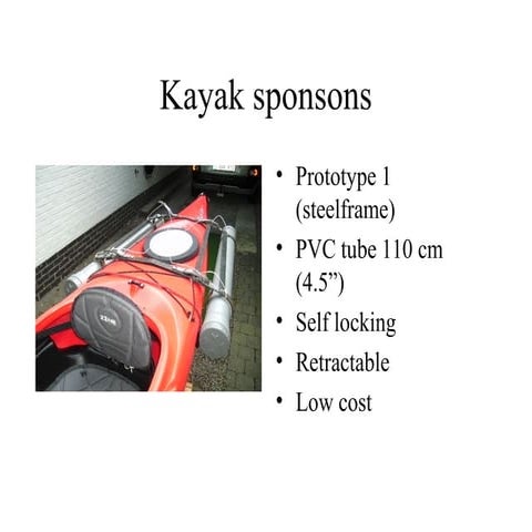 Kayak sponsons | PPT