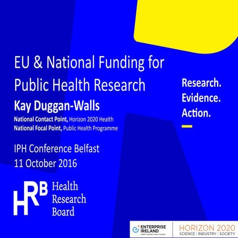Kay Duggan-Walls - Funding Opportunity for Public Health Research ...