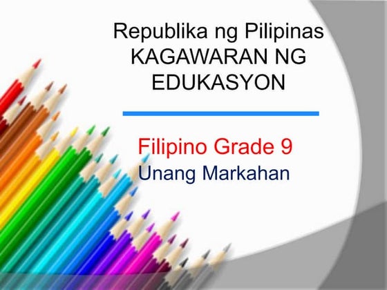 Ikalawang Markahan Sa Filipino 7 Matatag Docx 2241