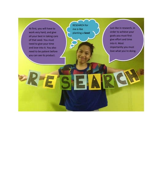Abi's metaphors of research | PPT