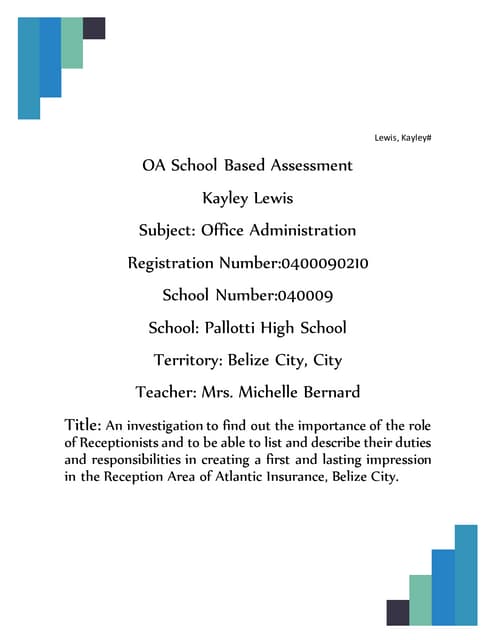 Kayleylewis presentations